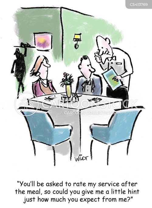 Bad Tipper Cartoons and Comics - funny pictures from CartoonStock