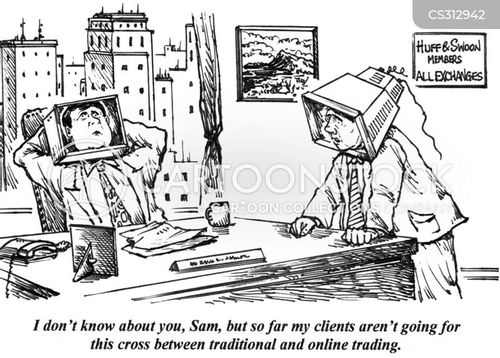 Online Trading Cartoons and Comics - funny pictures from CartoonStock