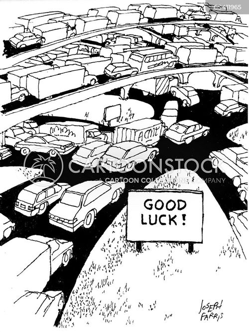 Traffic Delay Cartoons and Comics - funny pictures from CartoonStock
