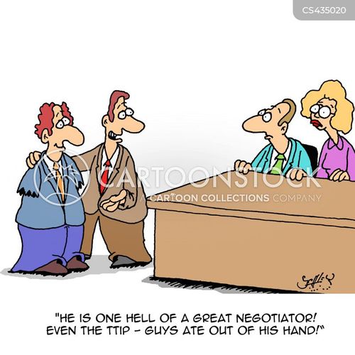 Negotiating Skills Cartoons and Comics - funny pictures from CartoonStock