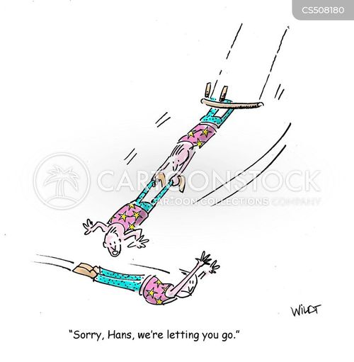Trapeze Cartoons and Comics - funny pictures from CartoonStock