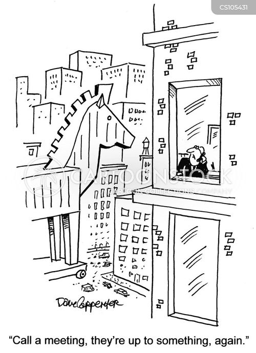 Hostile Takeover Cartoons and Comics - funny pictures from CartoonStock