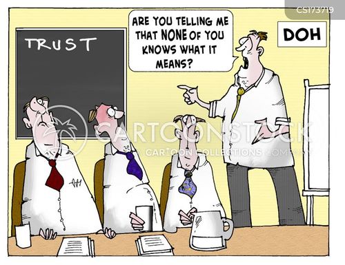 Trusting Cartoons and Comics - funny pictures from CartoonStock