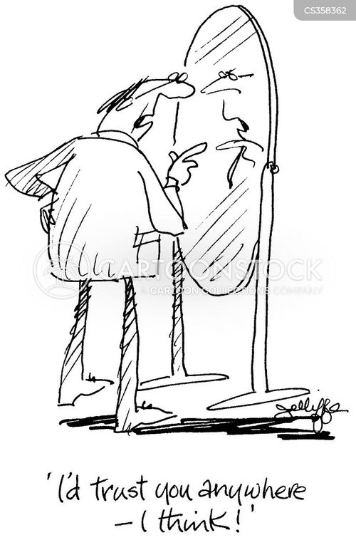 Trustworthy Cartoons and Comics - funny pictures from CartoonStock