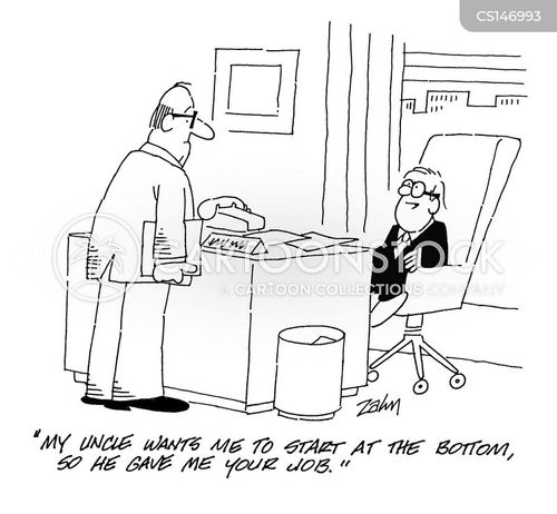 Start At The Bottom Cartoons and Comics - funny pictures from CartoonStock