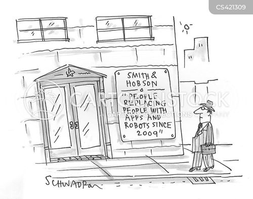 Workforce Evolution Cartoons and Comics - funny pictures from CartoonStock