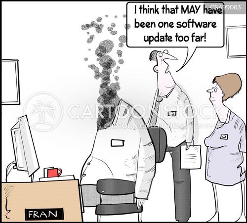 Software Update Cartoons and Comics - funny pictures from CartoonStock
