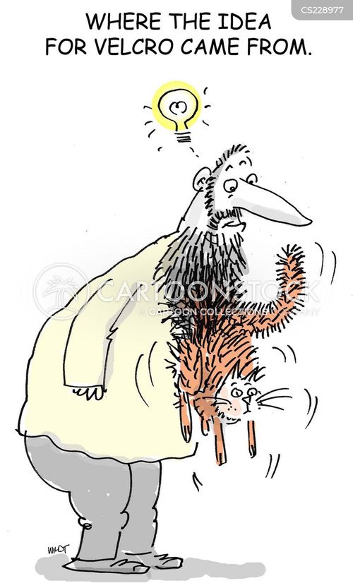 Velcro Cartoons and Comics - funny pictures from CartoonStock