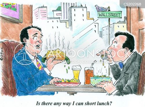 Shared Lunch Cartoons and Comics - funny pictures from CartoonStock