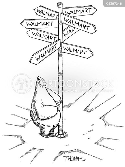 Walmart Cartoons and Comics - funny pictures from CartoonStock