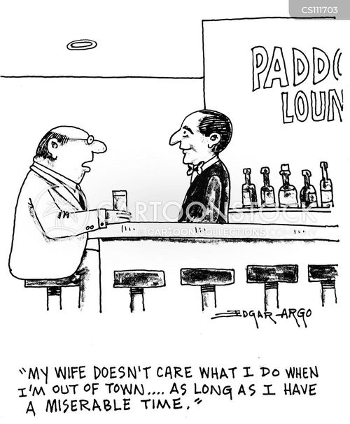 Uncaring Wife Cartoons and Comics - funny pictures from CartoonStock