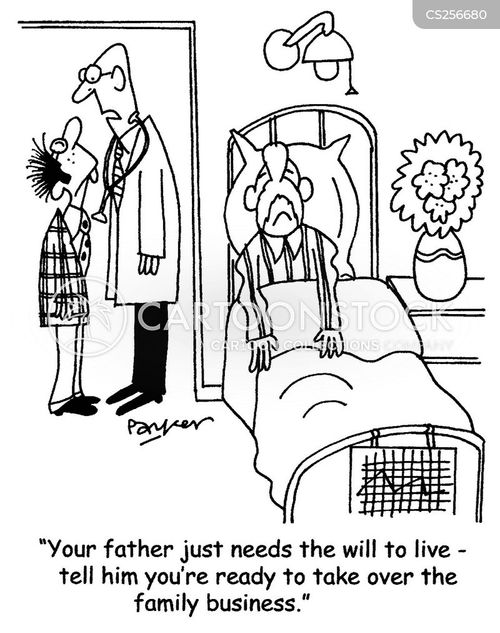 Will To Live Cartoons and Comics - funny pictures from CartoonStock