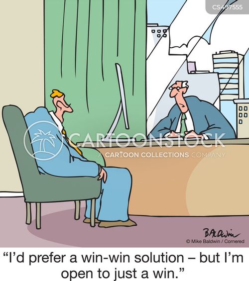 Win-win Cartoons and Comics - funny pictures from CartoonStock