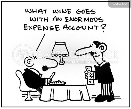 Expense Account Cartoons and Comics - funny pictures from CartoonStock