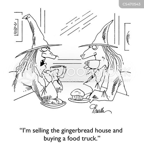 Gingerbread House Cartoons and Comics - funny pictures from CartoonStock