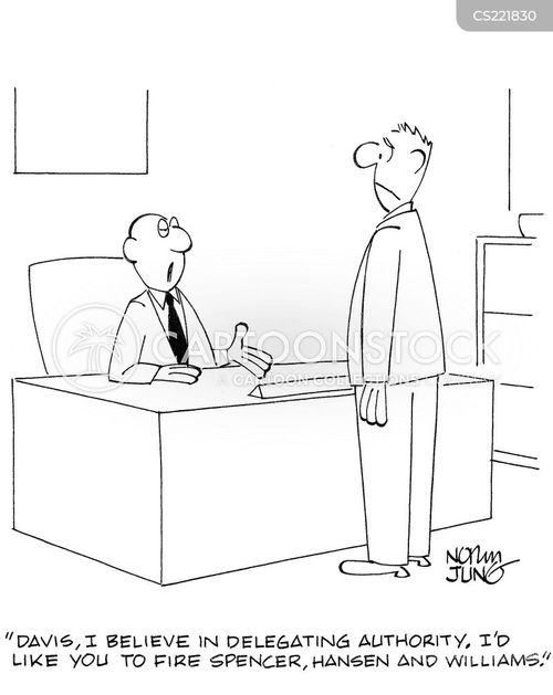 Delegating Work Cartoons and Comics - funny pictures from CartoonStock