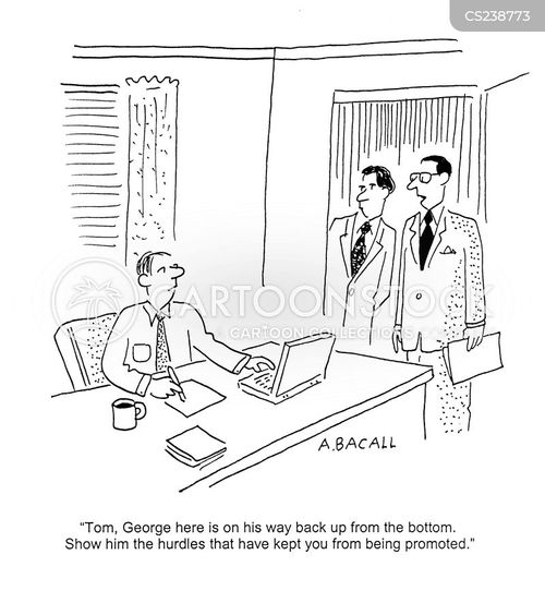 Work Your Way Up Cartoons and Comics - funny pictures from CartoonStock