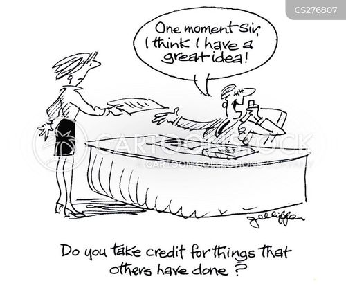 Glory Stealer Cartoons and Comics - funny pictures from CartoonStock