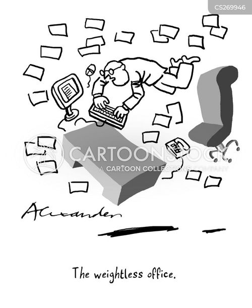 Weightless Cartoons and Comics - funny pictures from CartoonStock