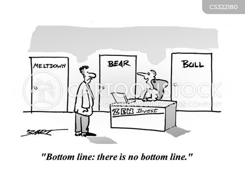 Bottom Line Cartoons and Comics - funny pictures from CartoonStock