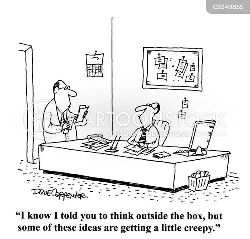 Outside The Box Cartoons and Comics - funny pictures from CartoonStock