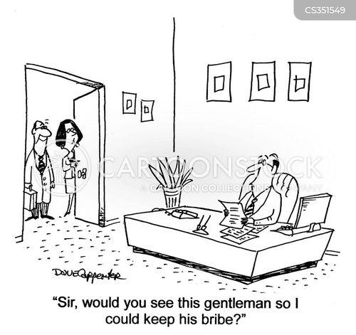 Bought Favour Cartoons and Comics - funny pictures from CartoonStock