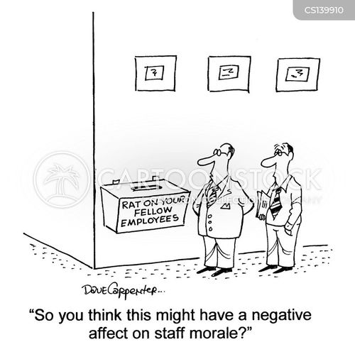 Staff Morale Cartoons and Comics - funny pictures from CartoonStock
