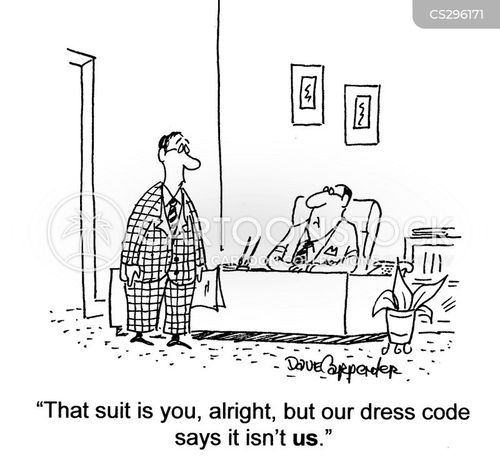Dress Code Misinterpretation Cartoons and Comics - funny pictures from ...