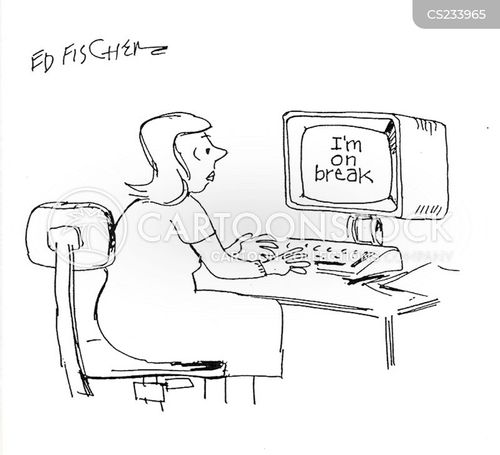 On A Break Cartoons and Comics - funny pictures from CartoonStock