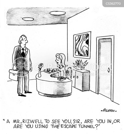 Escape Tunnel Cartoons and Comics - funny pictures from CartoonStock