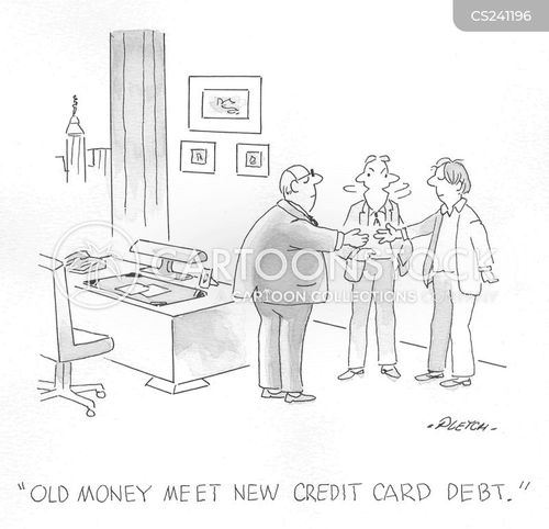 Credit Card Debt Cartoons and Comics - funny pictures from CartoonStock