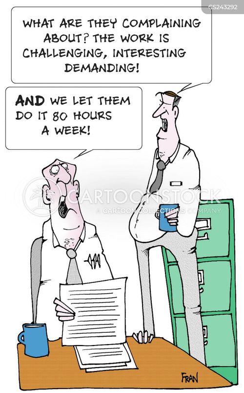 Long Hours Cartoons and Comics - funny pictures from CartoonStock