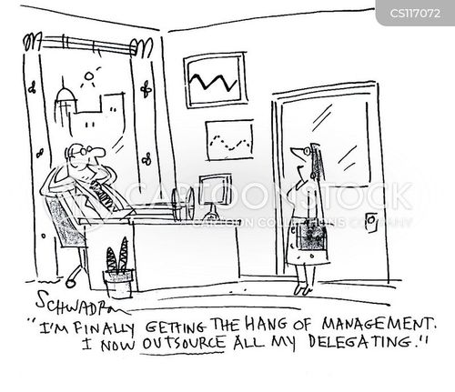 Staff Delegation Cartoons and Comics - funny pictures from CartoonStock
