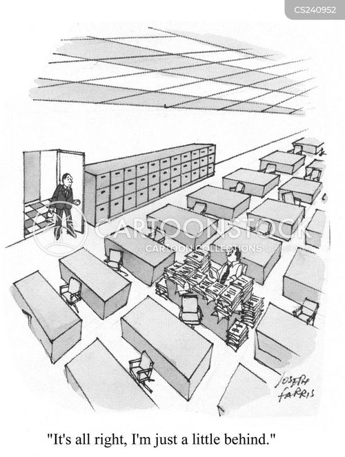 Fell Behind Cartoons and Comics - funny pictures from CartoonStock