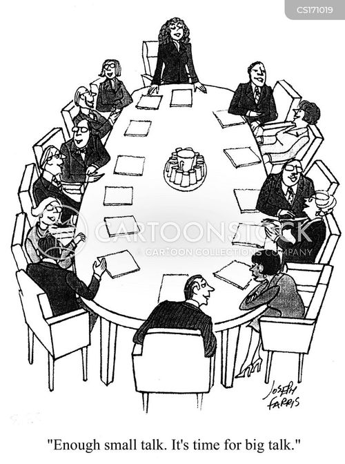 Small Talk Cartoons and Comics - funny pictures from CartoonStock