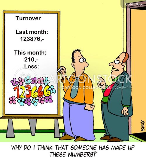 Massaging Numbers Cartoons and Comics - funny pictures from CartoonStock