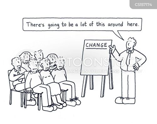 Making Changes Cartoons and Comics - funny pictures from CartoonStock