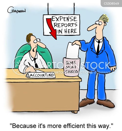 Expense Report Cartoons and Comics - funny pictures from CartoonStock