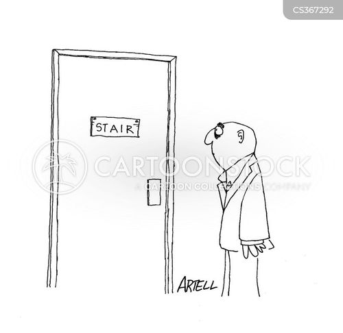 Stairmaster Cartoons and Comics - funny pictures from CartoonStock