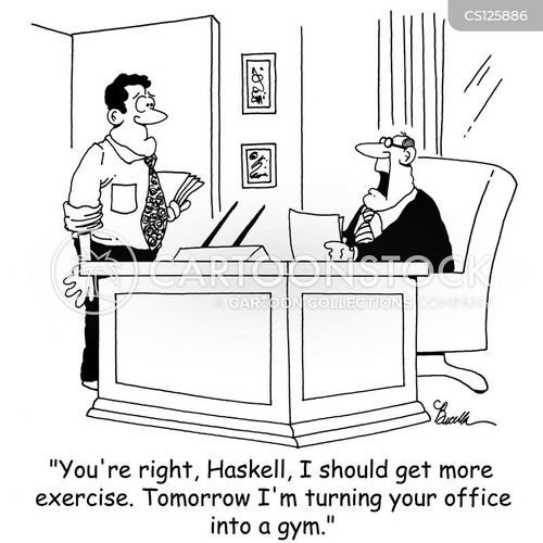 Gym Employee Cartoons and Comics - funny pictures from CartoonStock