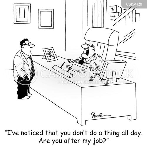 Restless Job Cartoons and Comics - funny pictures from CartoonStock
