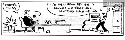 Answer Phone Cartoons and Comics - funny pictures from CartoonStock