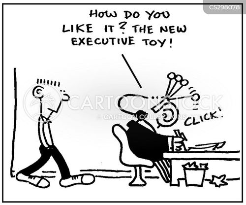 Executive Toy Cartoons and Comics - funny pictures from CartoonStock