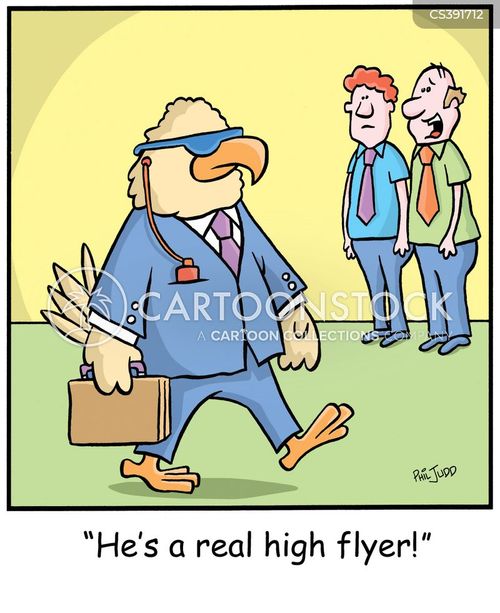 High Flyers Cartoons and Comics - funny pictures from CartoonStock