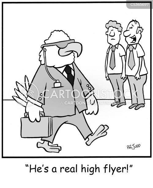 High Flyers Cartoons and Comics - funny pictures from CartoonStock