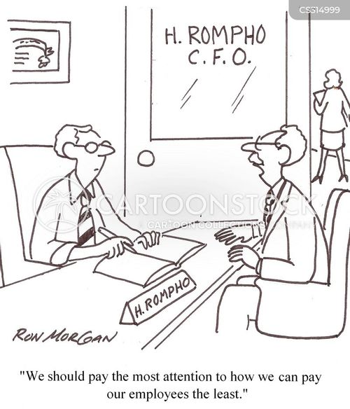 Poor Pay Cartoons and Comics - funny pictures from CartoonStock