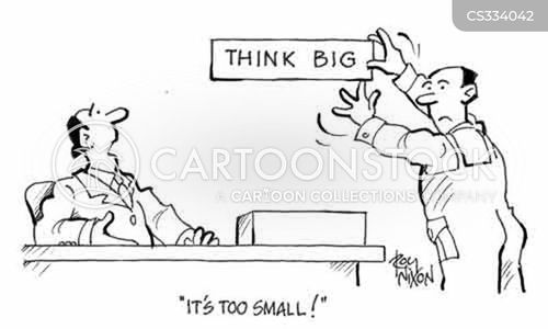 Think Big Cartoons and Comics - funny pictures from CartoonStock