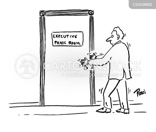 Panic Room Cartoons and Comics - funny pictures from CartoonStock