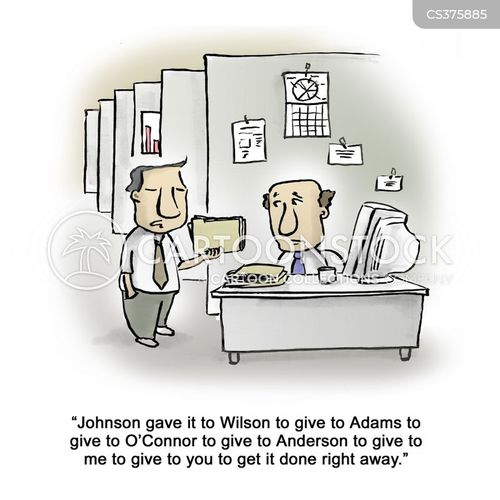 Delegating Tasks Cartoons and Comics - funny pictures from CartoonStock