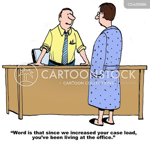 Living At The Office Cartoons and Comics - funny pictures from CartoonStock